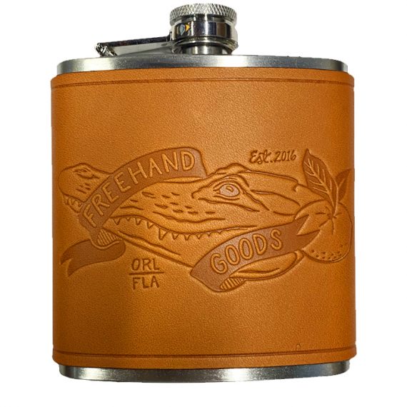 Gator Stainless Steel Flask by Freehand Goods | Hold 6oz.